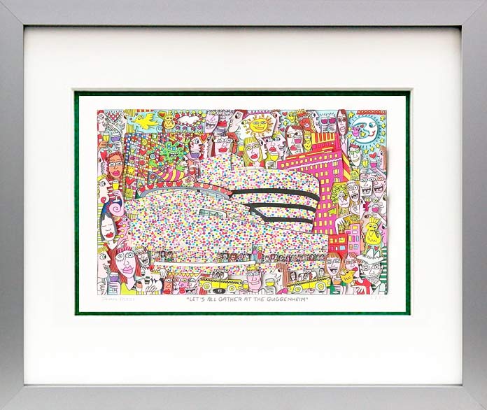 James Rizzi LETS ALL GATHER AT THE GUGGENHEIM