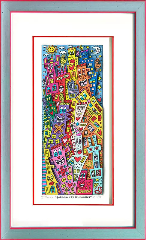 James Rizzi THE KING OF NEW YORK - original HANDSIGNIERT