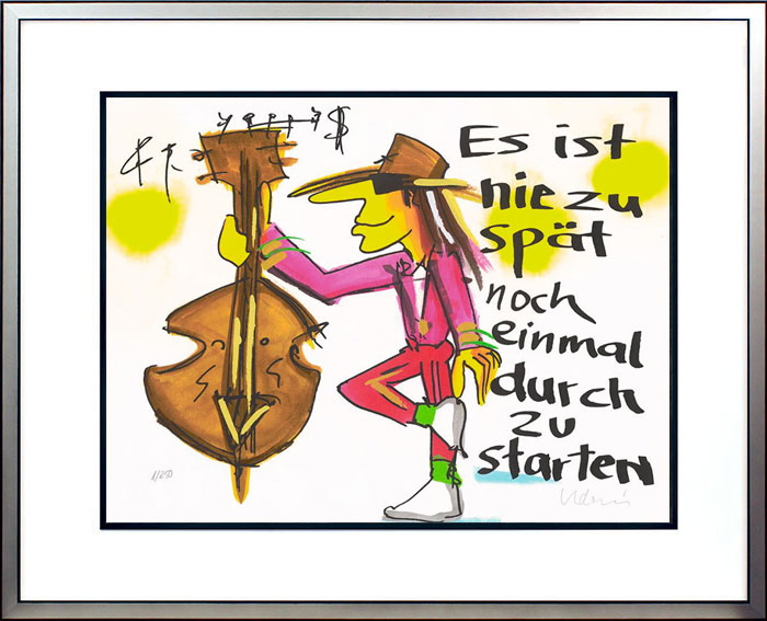 Moderne Kunst & Leinwandbilder. Udo Lindenberg, Janosch und Udo ...