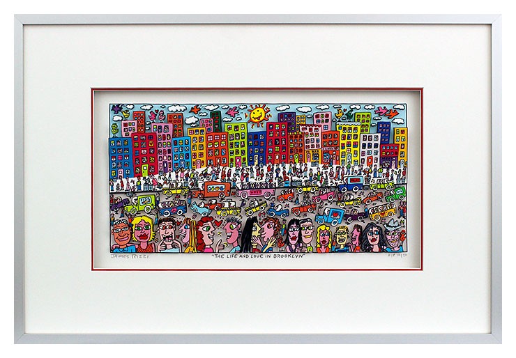 James Rizzi THE LIFE AND LOVE IN BROOKLYN. Preiswert