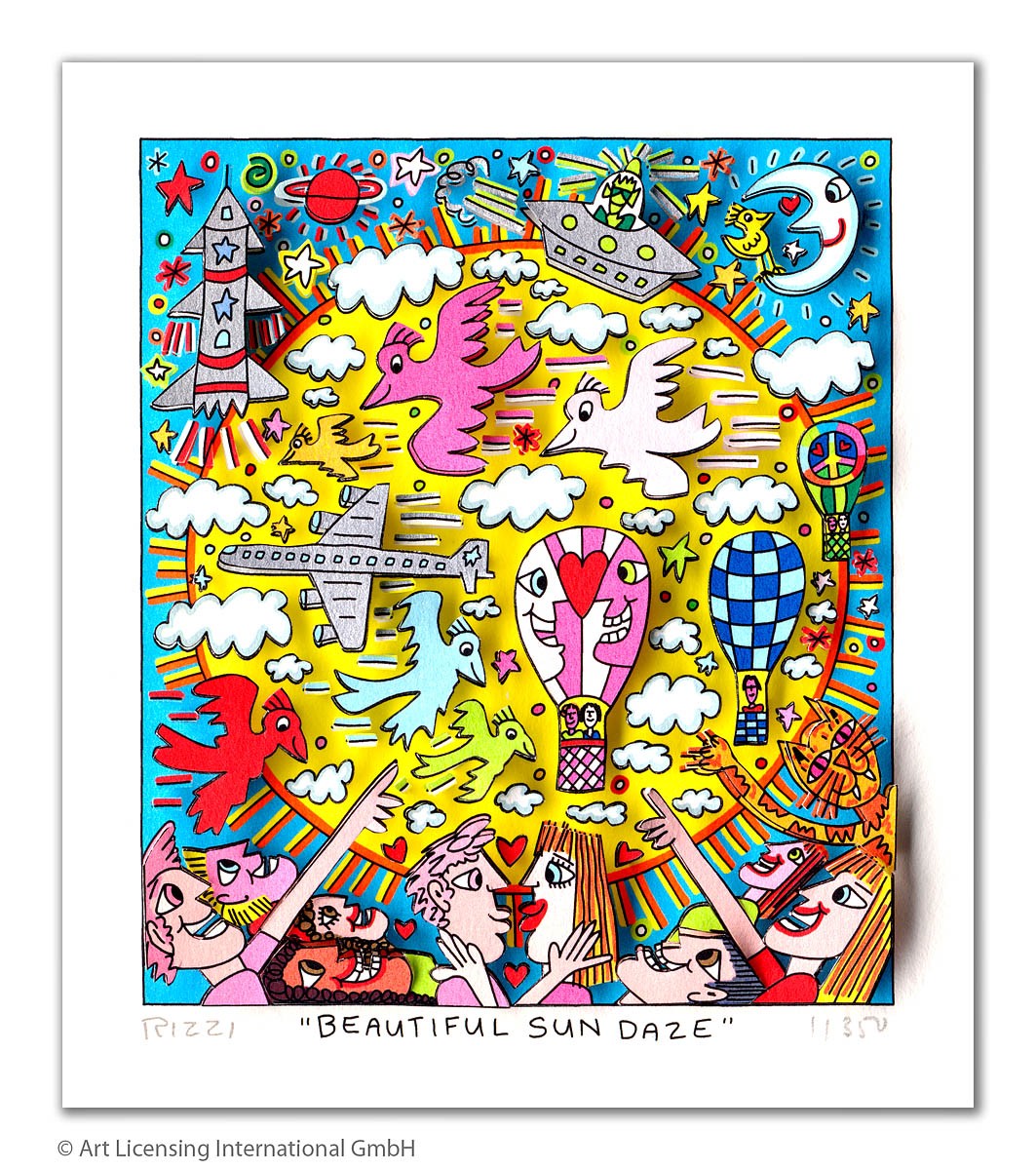 James Rizzi BEAUTIFUL SUN DAZE. Preiswert kaufen