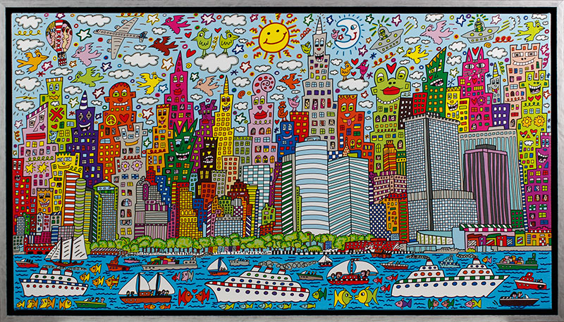 MY NEW YORK CITY - James Rizzi