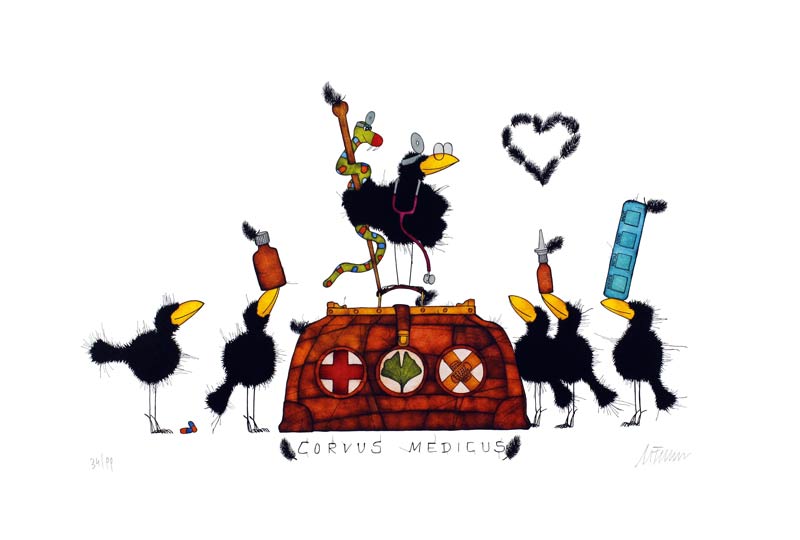 Michael Ferner - CORVUS MEDICUS original grafik